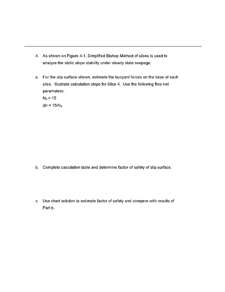 4. As shown on Figure 4-1, Simplified Bishop Method | Chegg.com