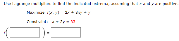 Solved Use Lagrange multipliers to find the indicated | Chegg.com