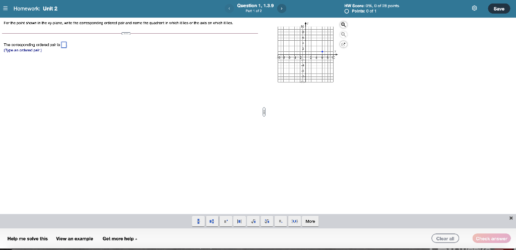 Solved Homework: Unit 2 Question 1, 1.3.9 Part 1 of 2 HW | Chegg.com