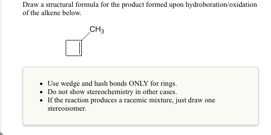 Solved Draw a structural formula for the product formed upon | Chegg.com