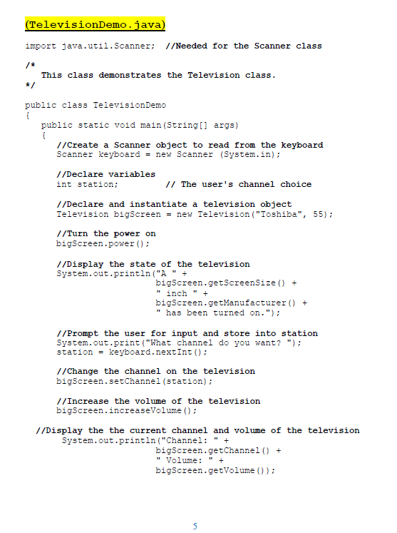 Solved Assignment #4 - Television Control Everyone is | Chegg.com