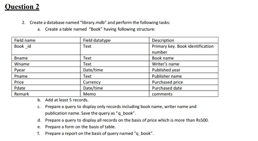 Solved 2. Create a database named Solved 2. Create a database named