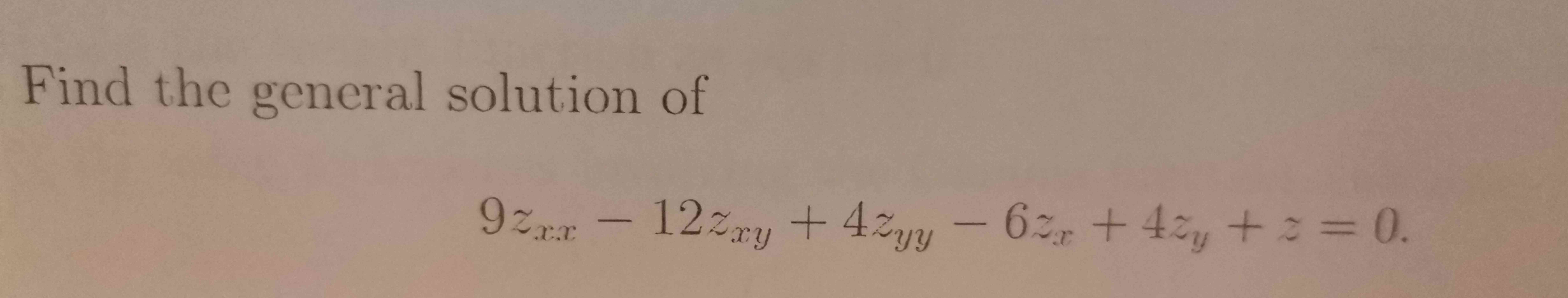 Solved Find the general solution | Chegg.com