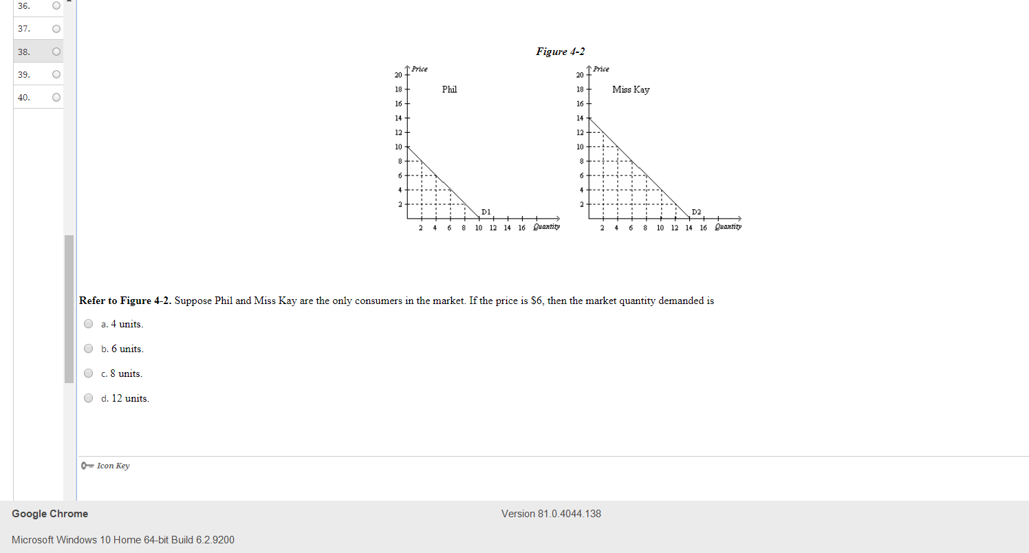 Solved 37. The willingness to pay is the maximum amount that | Chegg.com