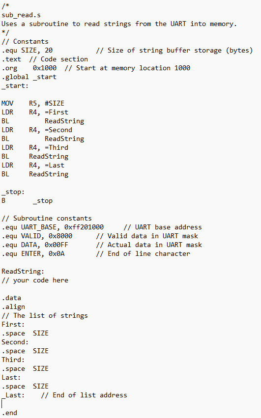 Solved The following is for ARMv7, please explain each line | Chegg.com