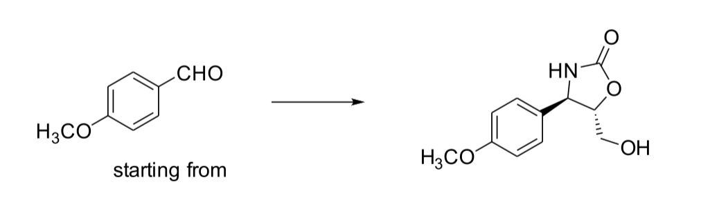 Solved CHO HN H3CO OH H3CO starting from | Chegg.com