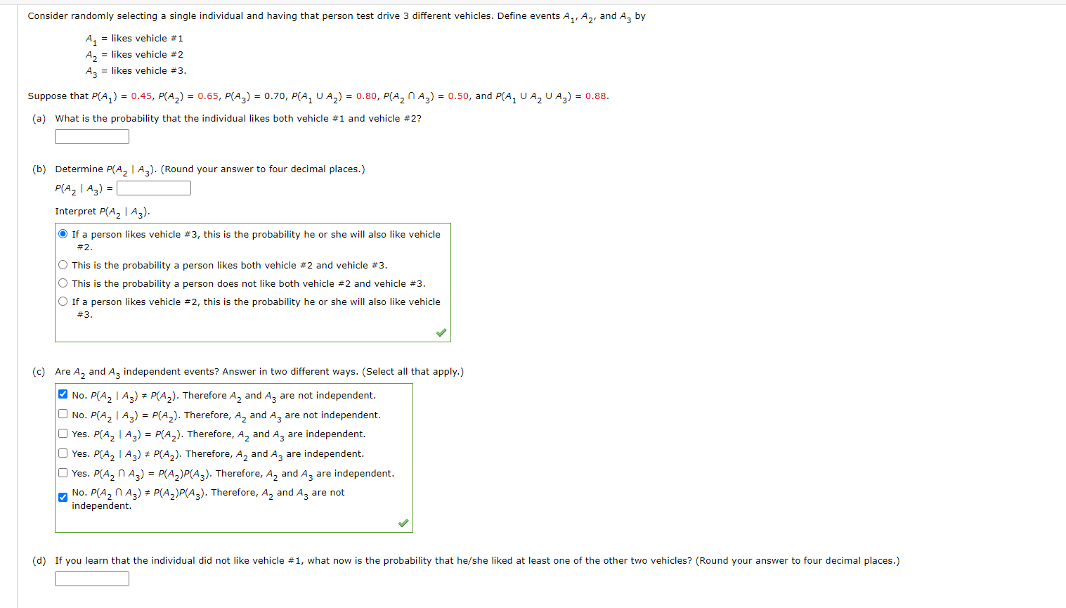 Solved Consider randomly selecting a single individual and | Chegg.com