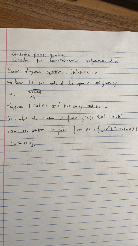 Solved Stochastic Process question. Consider the | Chegg.com Solved Stochastic Process question. Consider the | Chegg.com