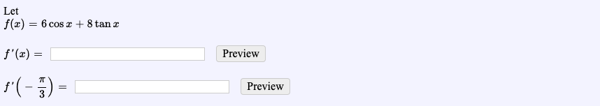 Solved Find the derivative of: 3e-75 cos(2x). [Hint: use | Chegg.com