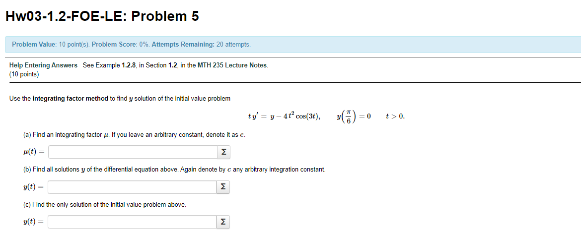Solved Hw03-1.2-FOE-LE: Problem 5 Problem Value: 10 | Chegg.com