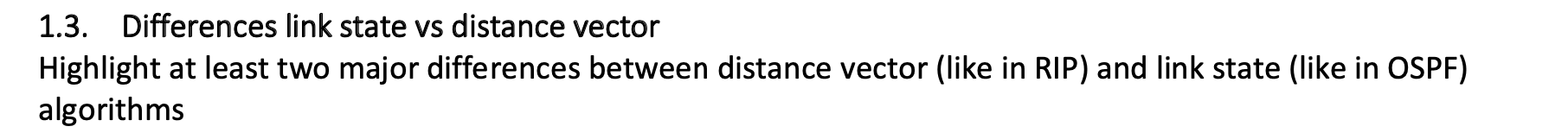 Solved Problem 1. Routing Protocol (RIP) (2pts) Consider the | Chegg.com