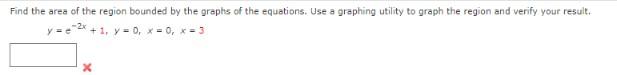 Solved Find the area of the region bounded by the graphs of | Chegg.com