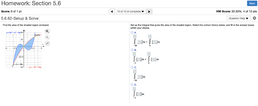 Solved Homework Section 5 6 Save Score 0 Of 1 Pt 1 10 Of