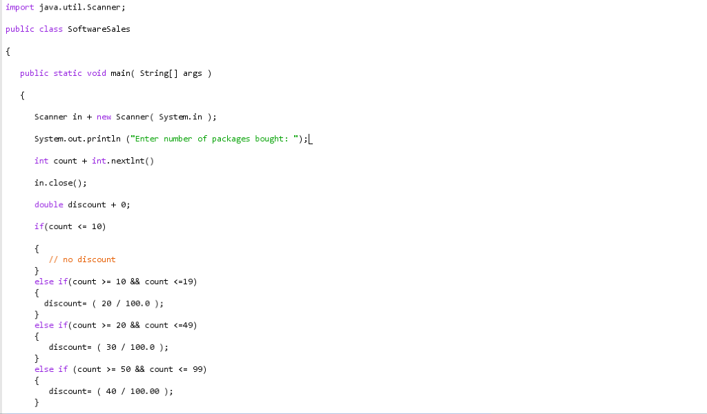 Solved Software Sales A software company sells a package | Chegg.com