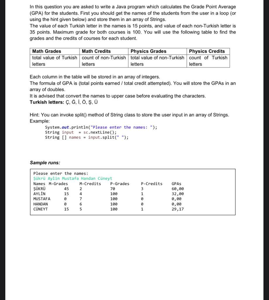 In this question you are asked to write a Java | Chegg.com