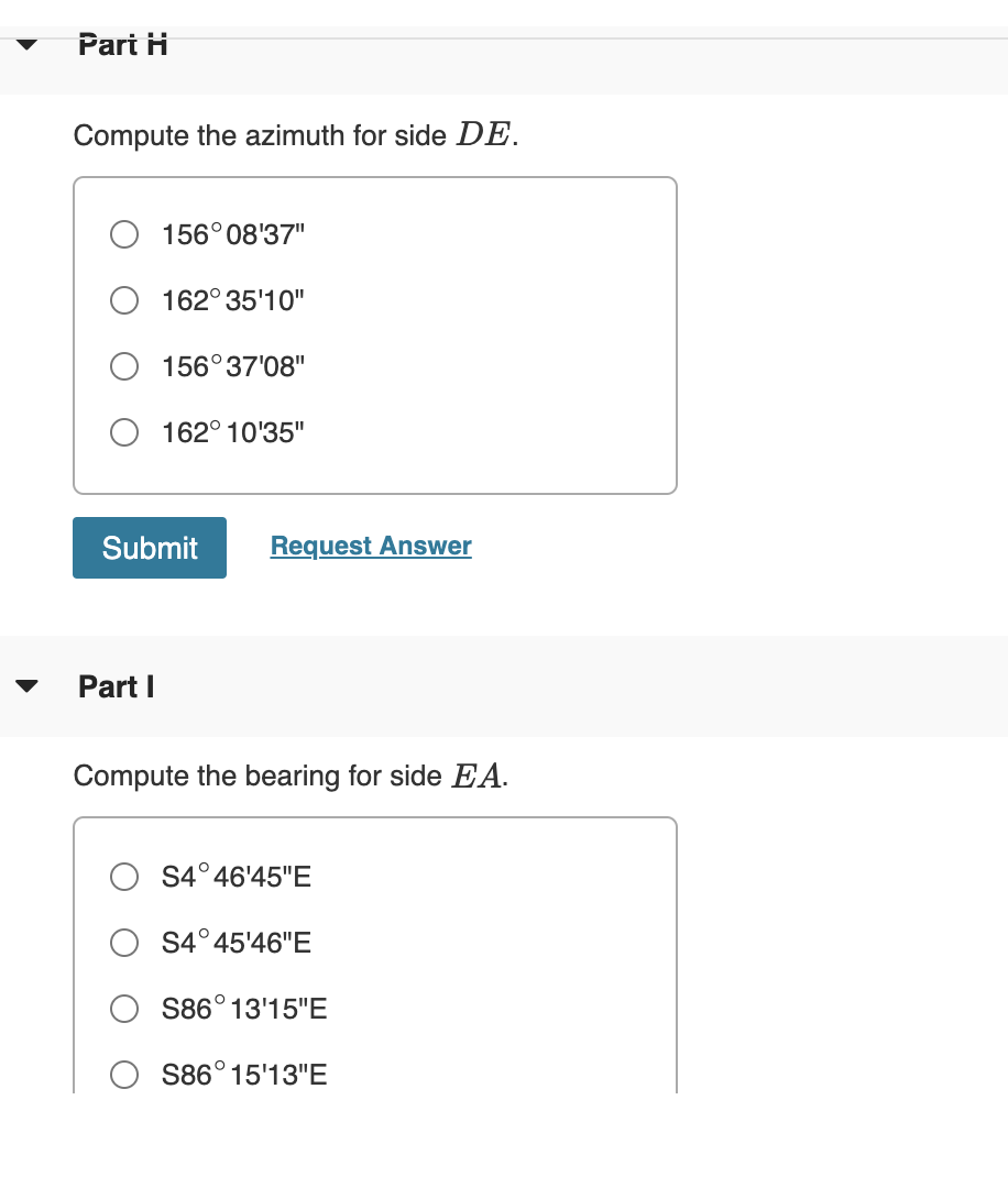 Solved Hide Timer Item 2 2 of 6 Course AB of a five-sided | Chegg.com