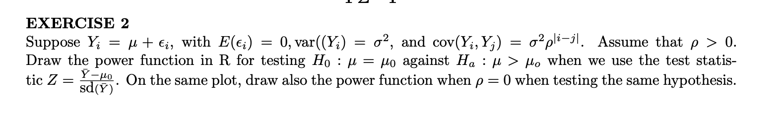 Solved Please provide the code to plot the power function in | Chegg.com