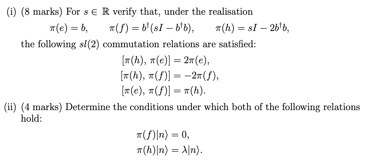 5. Consider a set of canonical boson operators {b,b†} | Chegg.com