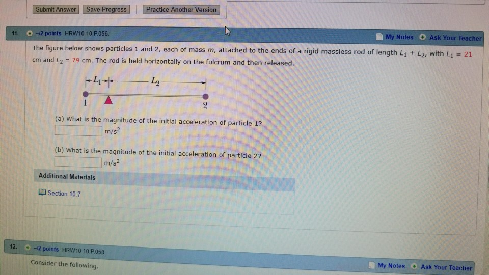 Solved Submit Answer Save Progress Practice Another Version | Chegg.com