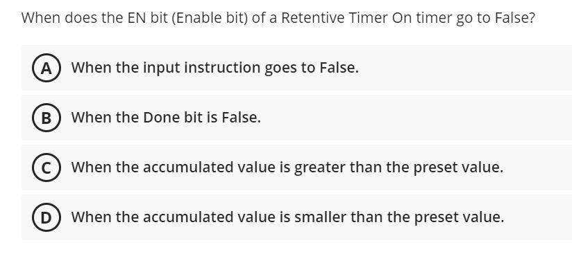 Solved When does the EN bit (Enable bit) of a Retentive | Chegg.com