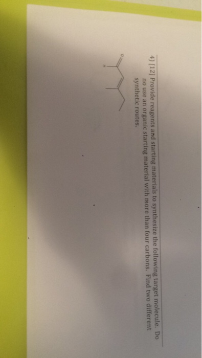 Solved Provide reagents and starting materials to synthesize | Chegg.com