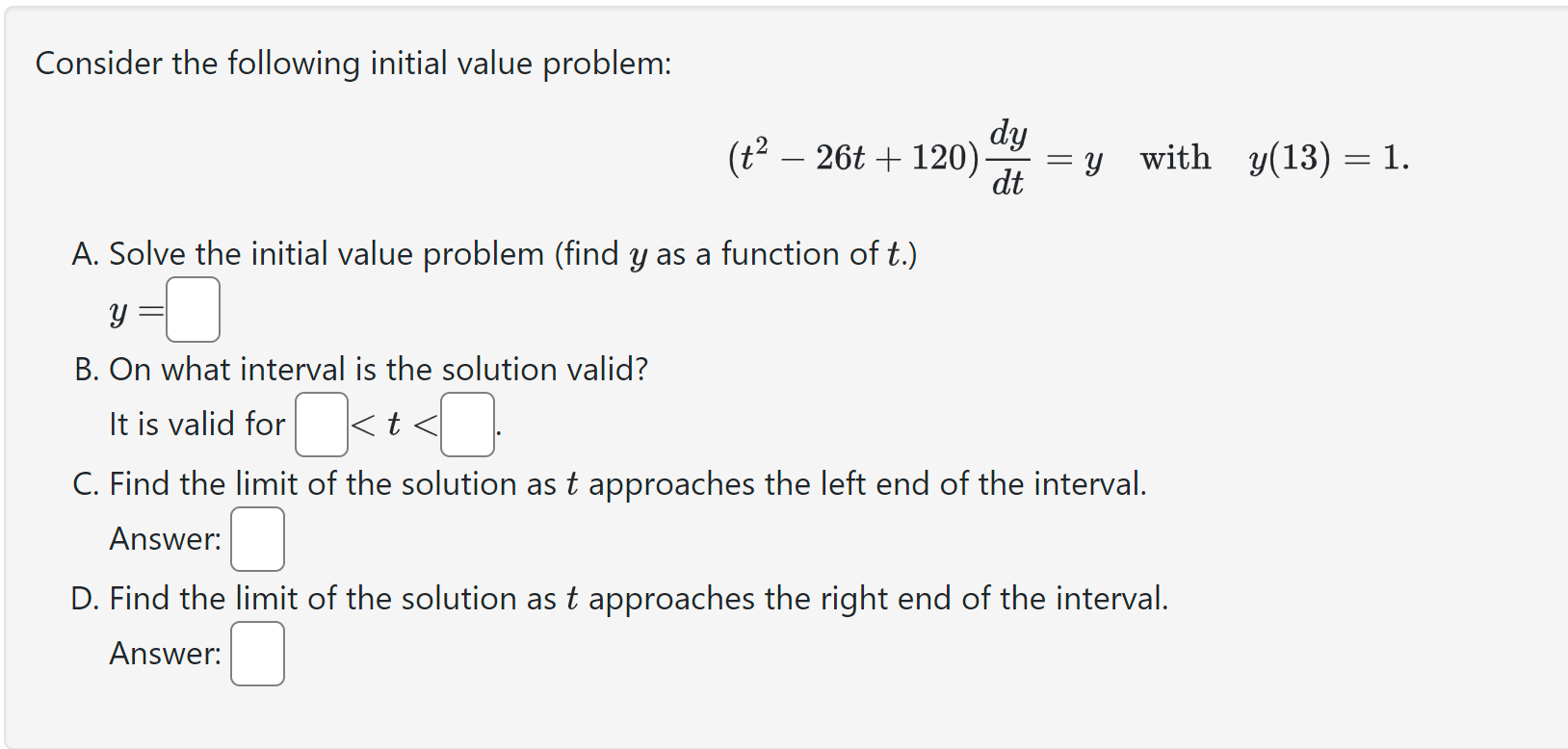 Solved Consider the following initial value problem: | Chegg.com
