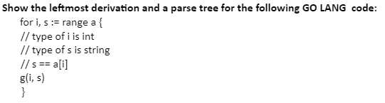 Solved Show the leftmost derivation and a parse tree for the | Chegg.com