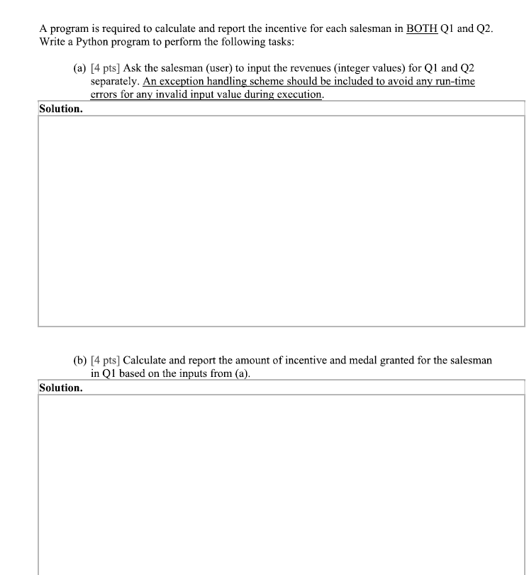 Solved Question 1. (15 points.) A sales company implemented | Chegg.com