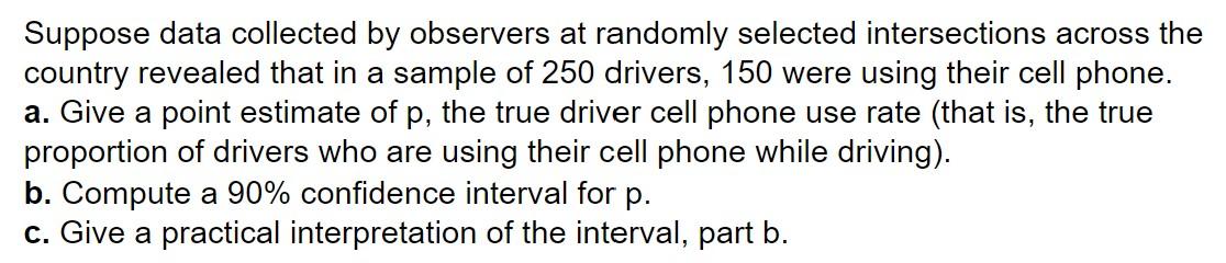 Solved Suppose data collected by observers at randomly | Chegg.com