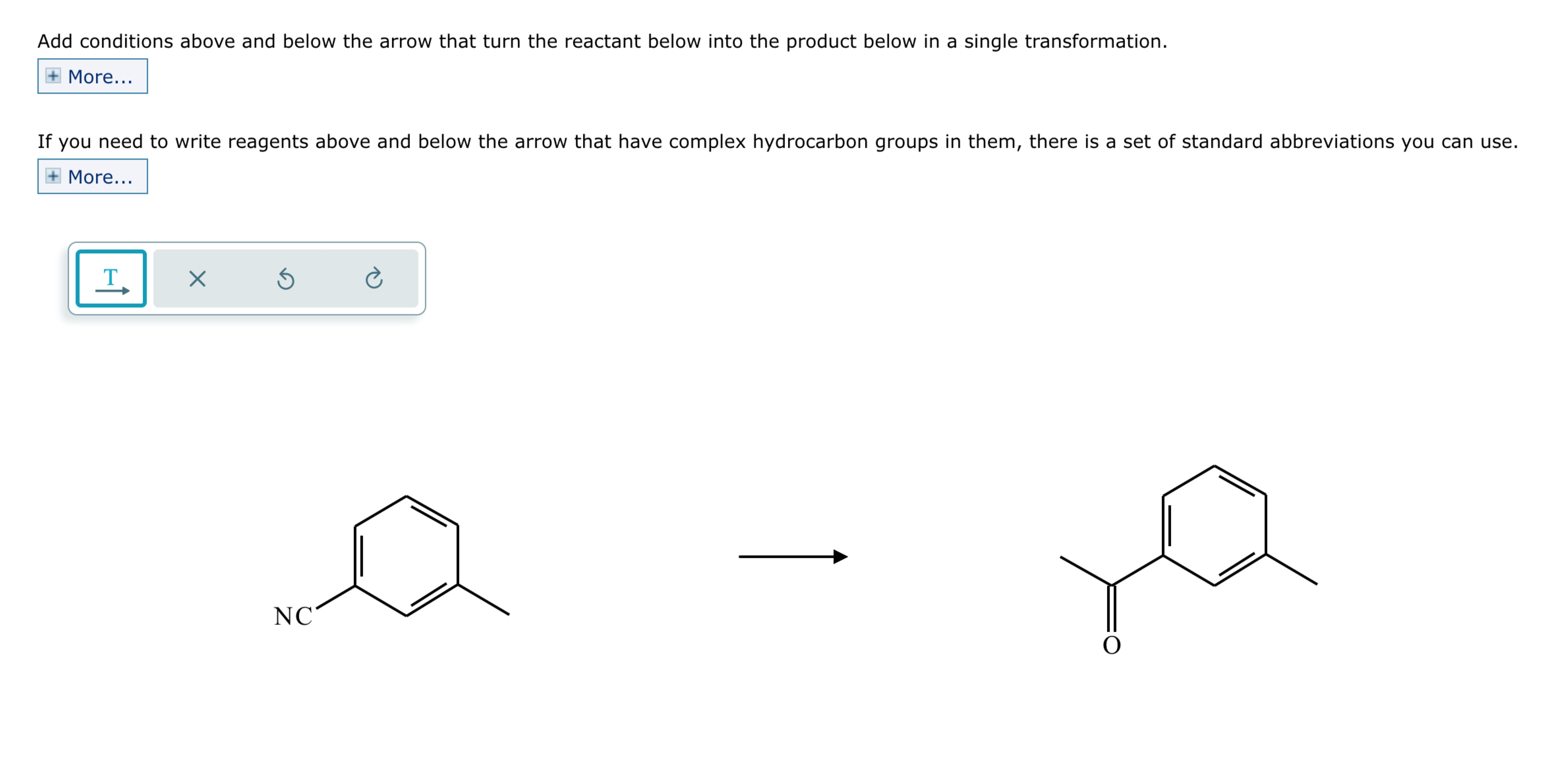 Solved Add conditions above and below the arrow that turn | Chegg.com