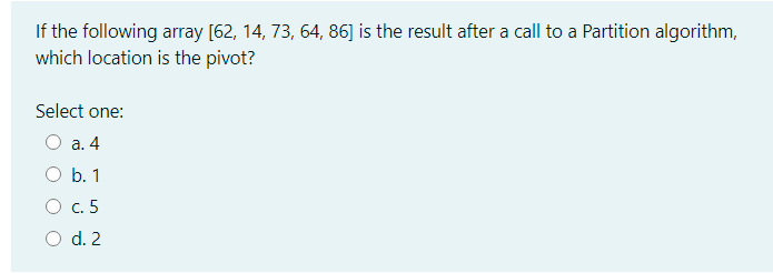 Solved computer science - data structures and algorithms | Chegg.com