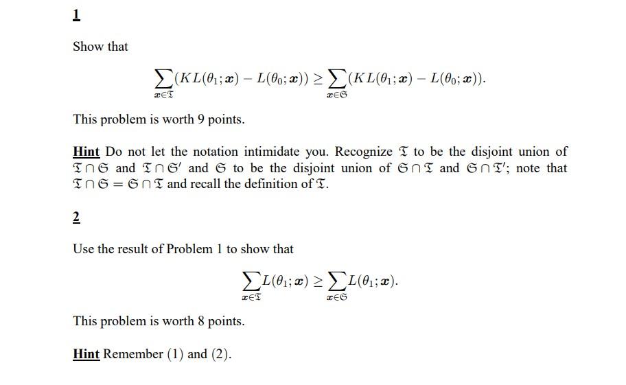 Solved We know that P((X1,X2,⋯,Xn)∈T∣θ=θ0)=∑x∈TL(θ0;x)=α0. | Chegg.com