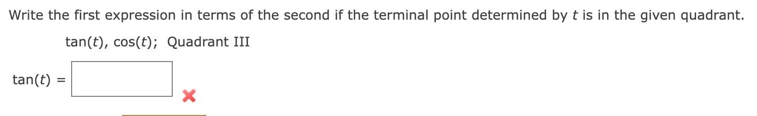 Solved Write the first expression in terms of the second if | Chegg.com