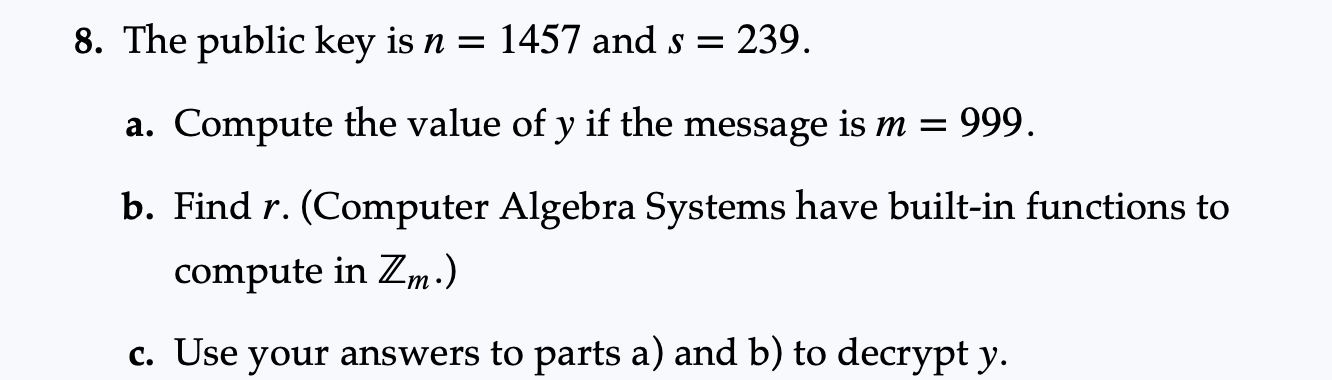 Solved In Exercises 1 through 8, the notation is consistent | Chegg.com