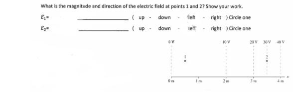 Solved What is the magnitude and direction of the electric | Chegg.com