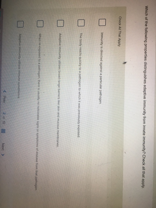 Solved Which of the following properties distinguishes | Chegg.com