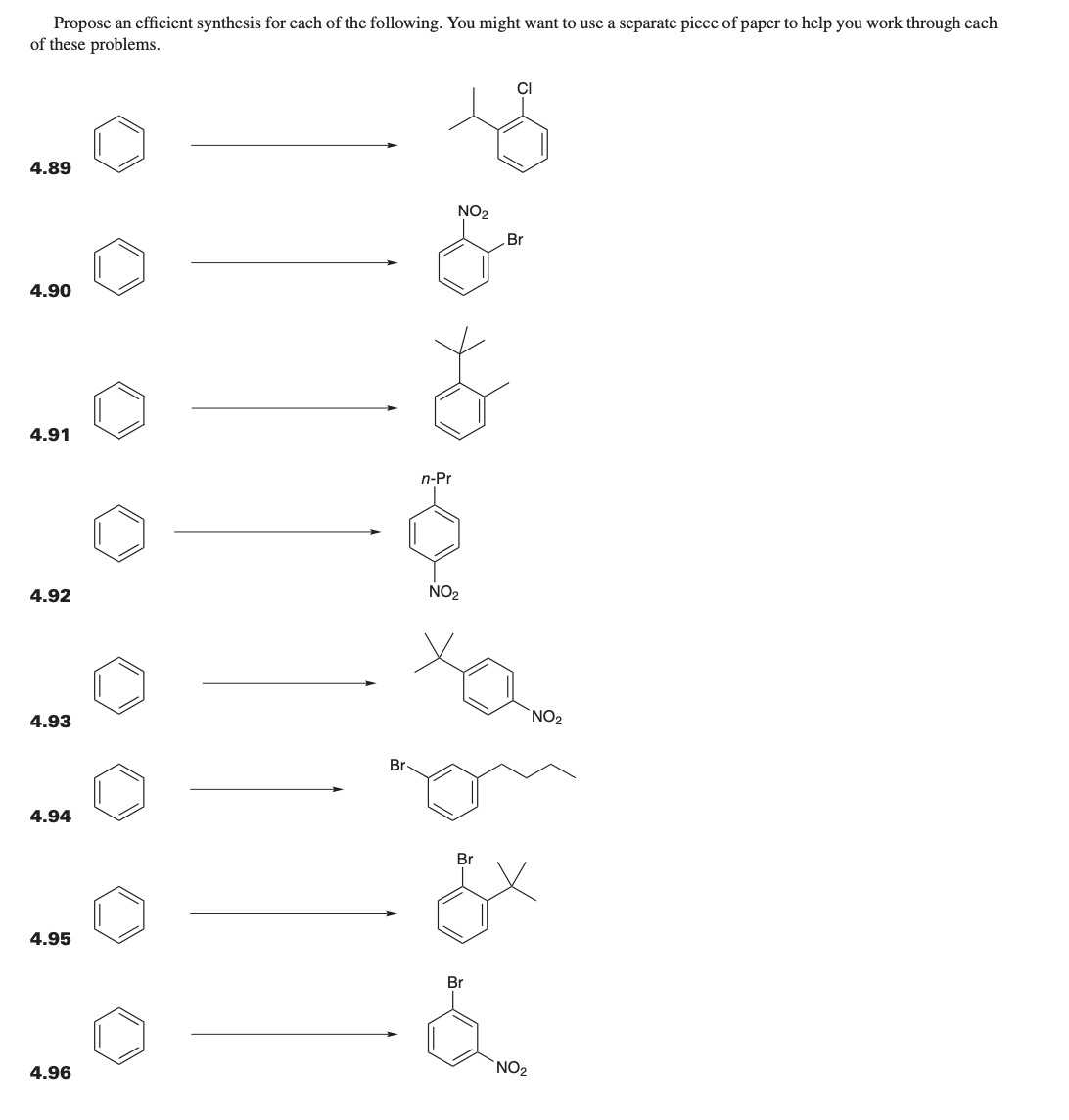 Solved Propose an efficient synthesis for each of the | Chegg.com