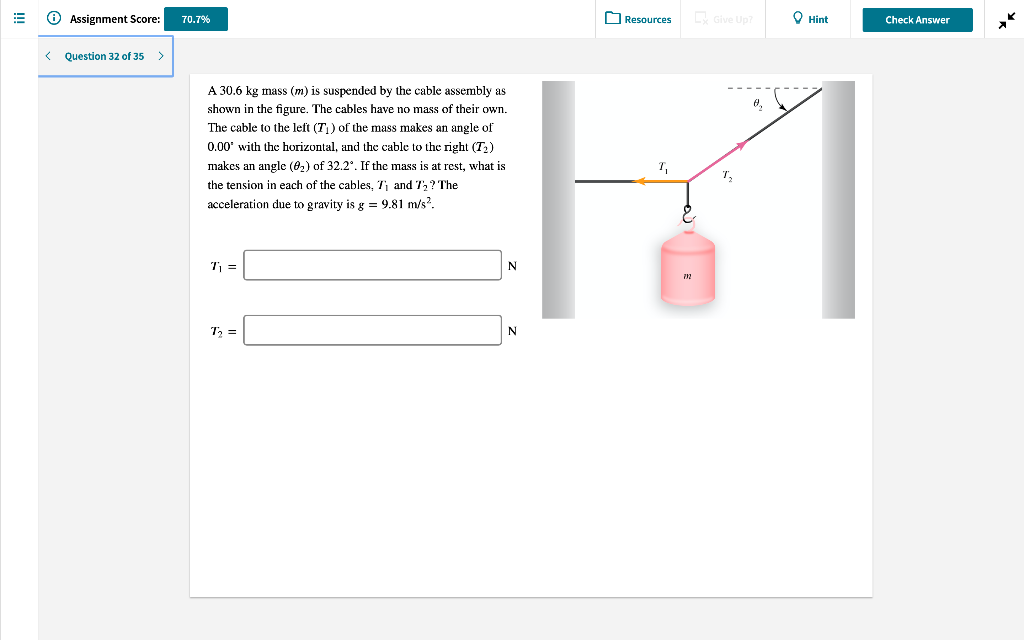 Solved Assignment Score: 70.7% Resources Give Up Hint Check | Chegg.com
