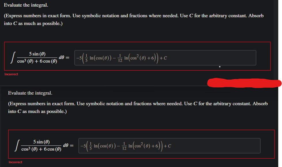 Solved Evaluate the integral. (Express numbers in exact | Chegg.com
