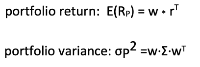 Part 1: Portfolio Return and Risk Compute the | Chegg.com