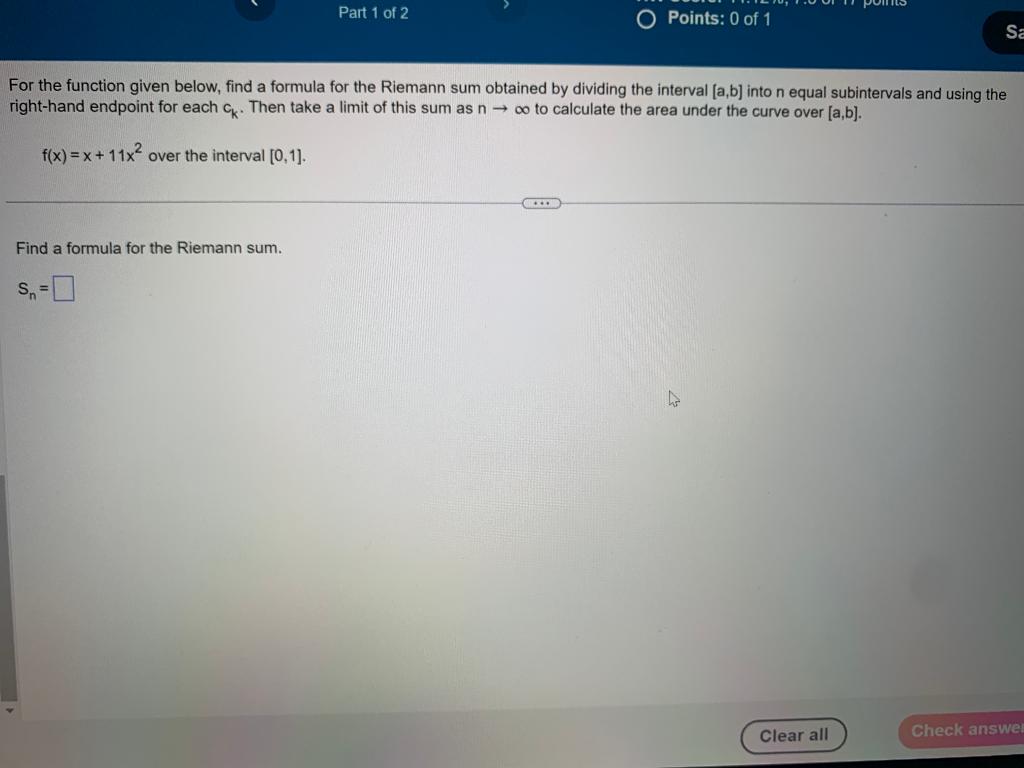 For the function given below, find a formula for the | Chegg.com