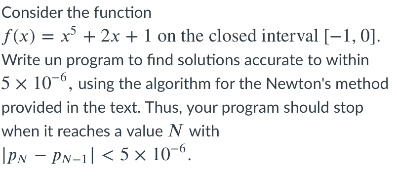 Solved Consider the function f(x) = x3 + 2x + 1 on the | Chegg.com