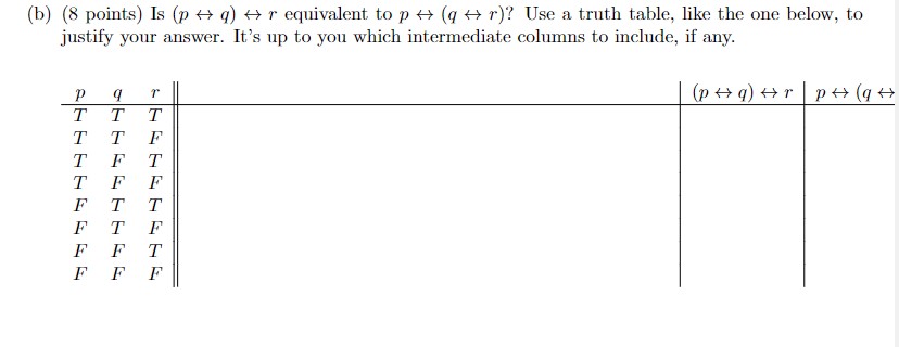 Solved what is 1 ﻿plus 1(b) (8 ﻿points) ﻿Is (pharrq)harrr | Chegg.com