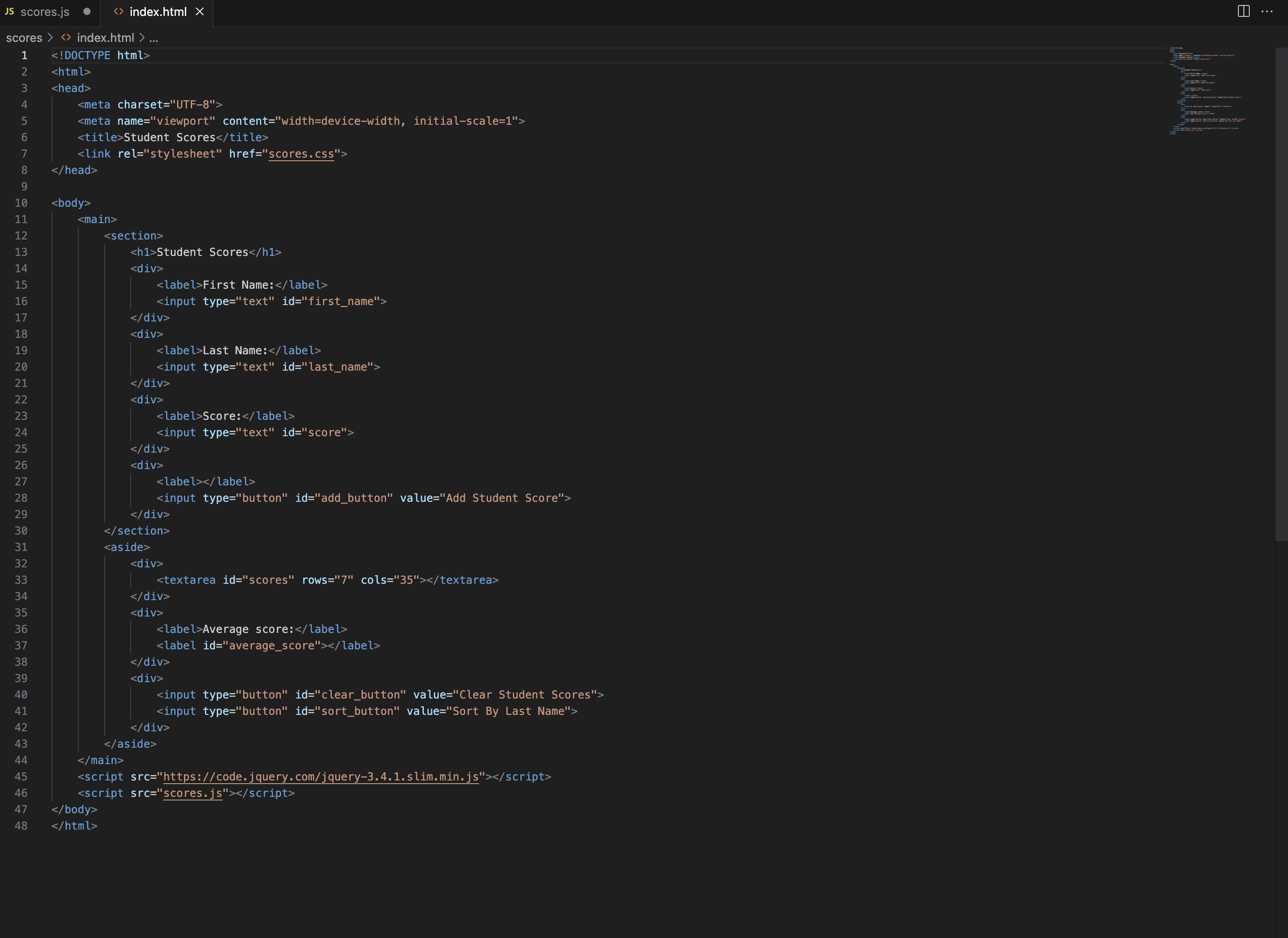 Solved ores index.html ...