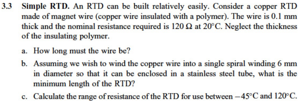 Solved Simple RTD. An RTD can be built relatively easily. | Chegg.com