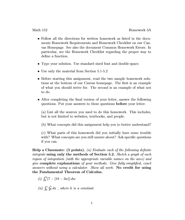 Solved Don't worry to much about the format, just write | Chegg.com