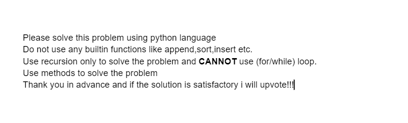 Solved Please Solve This Problem Using Python Language Do 