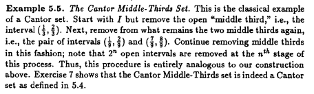 7. Prove that the Cantor Middle-Thirds set described | Chegg.com