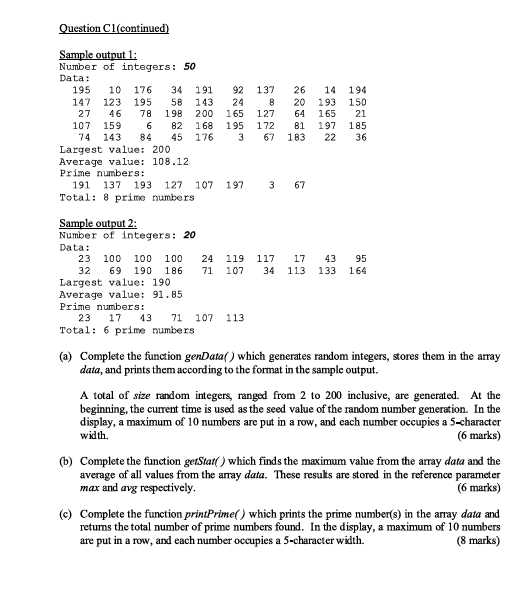 Solved Consider the partially-completed program given below. | Chegg.com