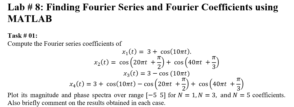 Solved Write a matlab code of question with proper comments | Chegg.com